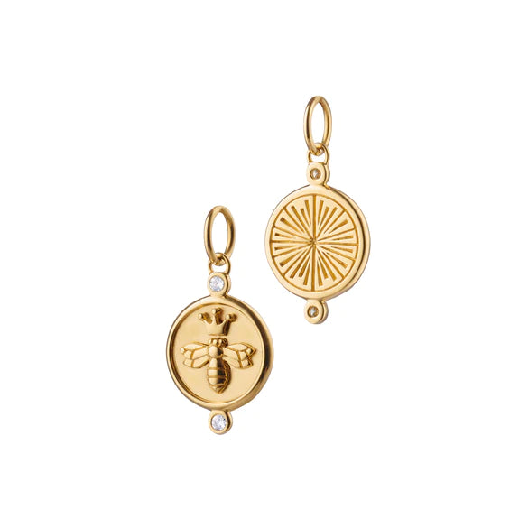 Queen Bee Charm with Diamonds – Gunderson's Jewelers