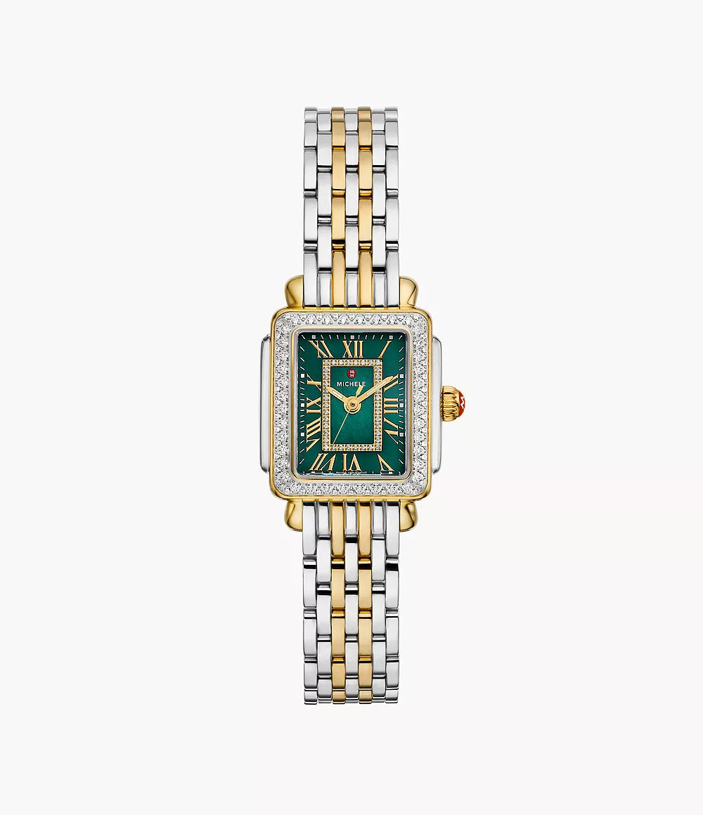 Deco Madison Mini Diamond Two-Tone 18K Gold-Plated Watch – Gunderson's ...