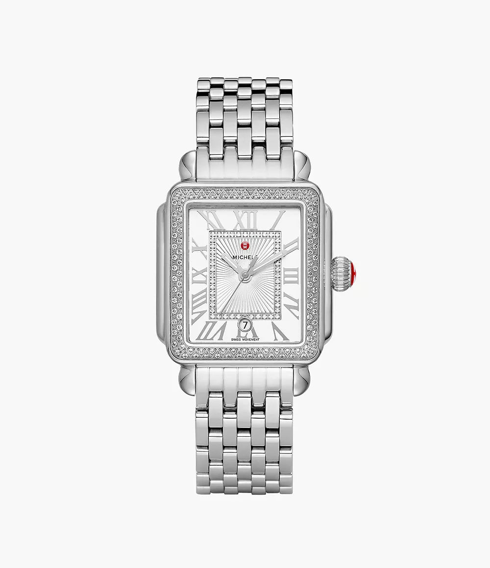 Deco Madison Stainless Diamond Watch – Gunderson's Jewelers