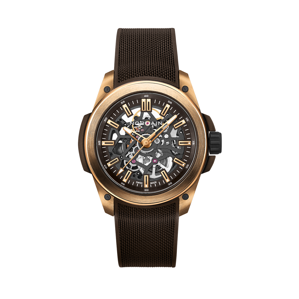 Wild ONE Skeleton 42mm Gold - Black Norteq Buckle – Gunderson's Jewelers
