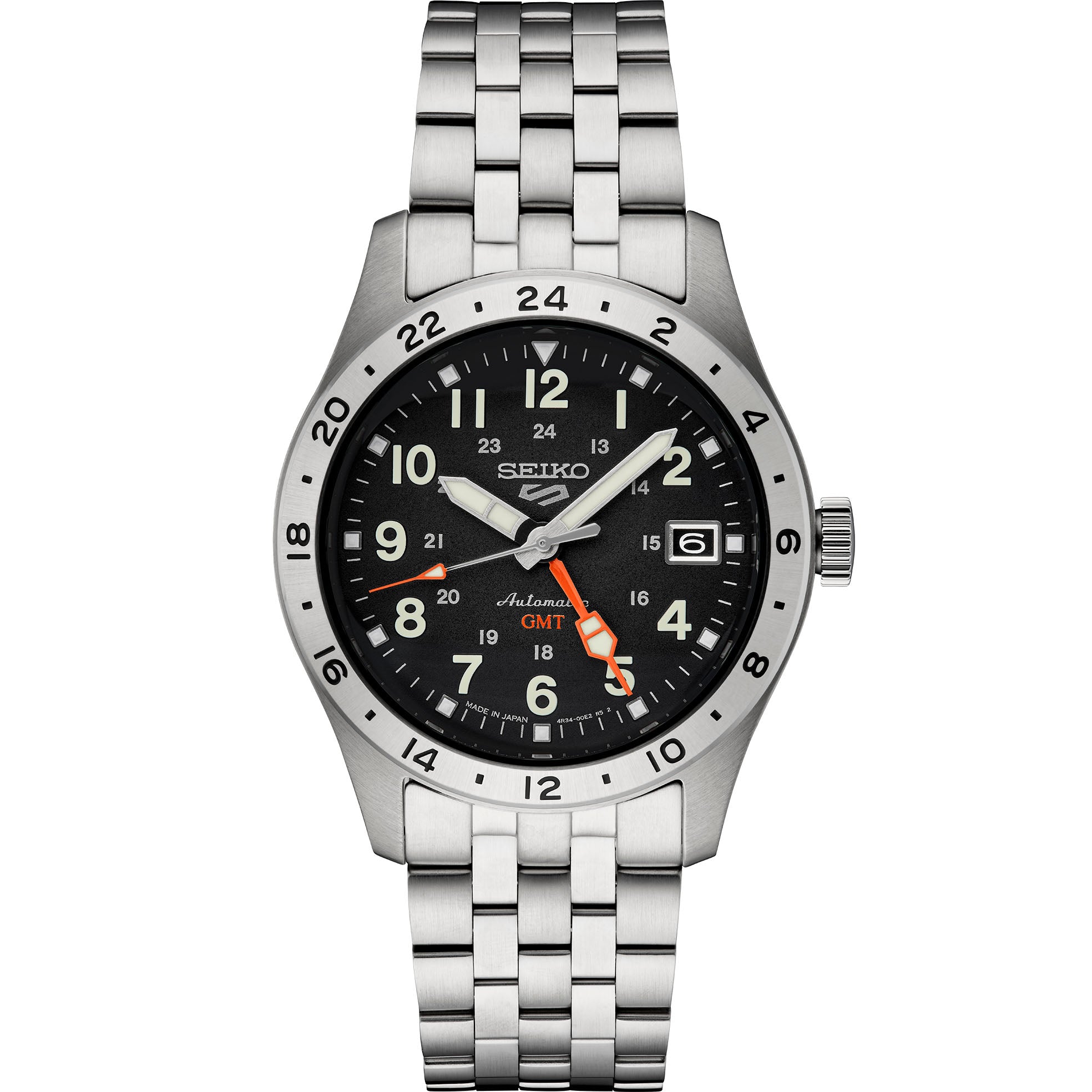 Seiko SSK023 - Seiko 5 Sports Field GMT – Gunderson's Jewelers