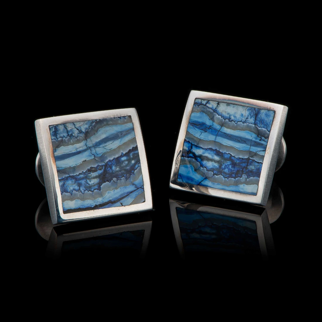 William Henry Blue Mammoth Duo Cufflinks – Gunderson's Jewelers