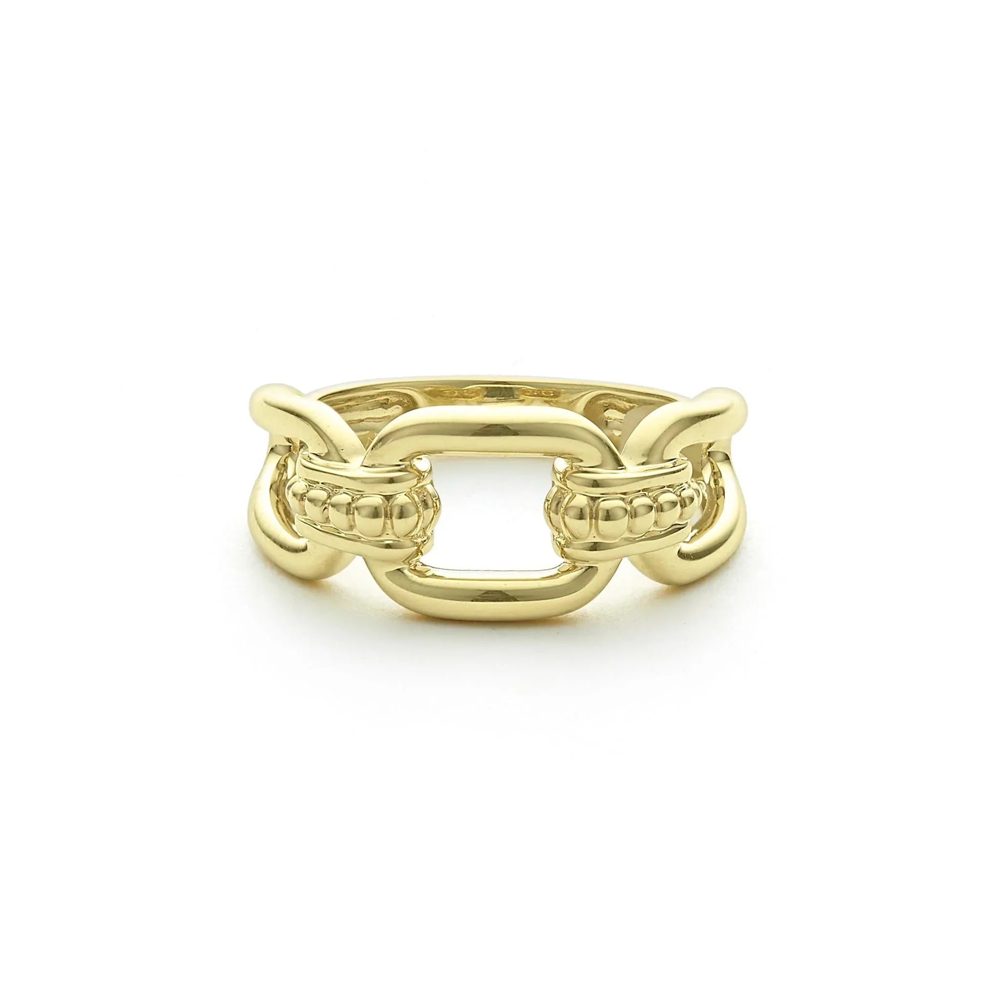 18K Gold Link Ring – Gunderson's Jewelers