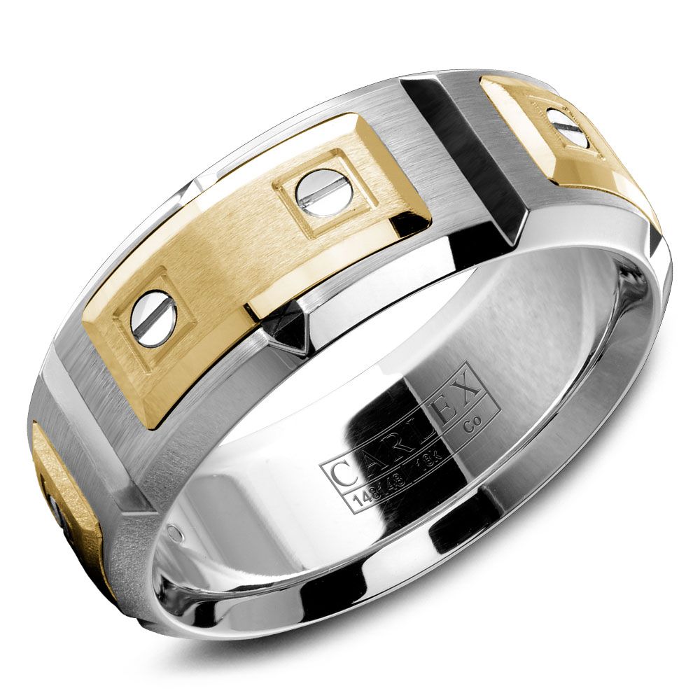 18K White and Yellow Gold Plates Featuring Swiss Screws – Gunderson's ...