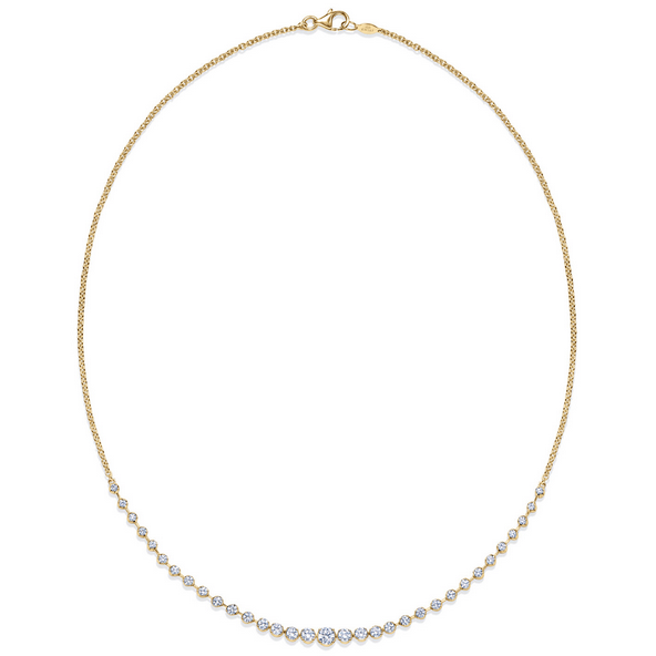 Demi-Line Necklace with Diamonds – Gunderson's Jewelers