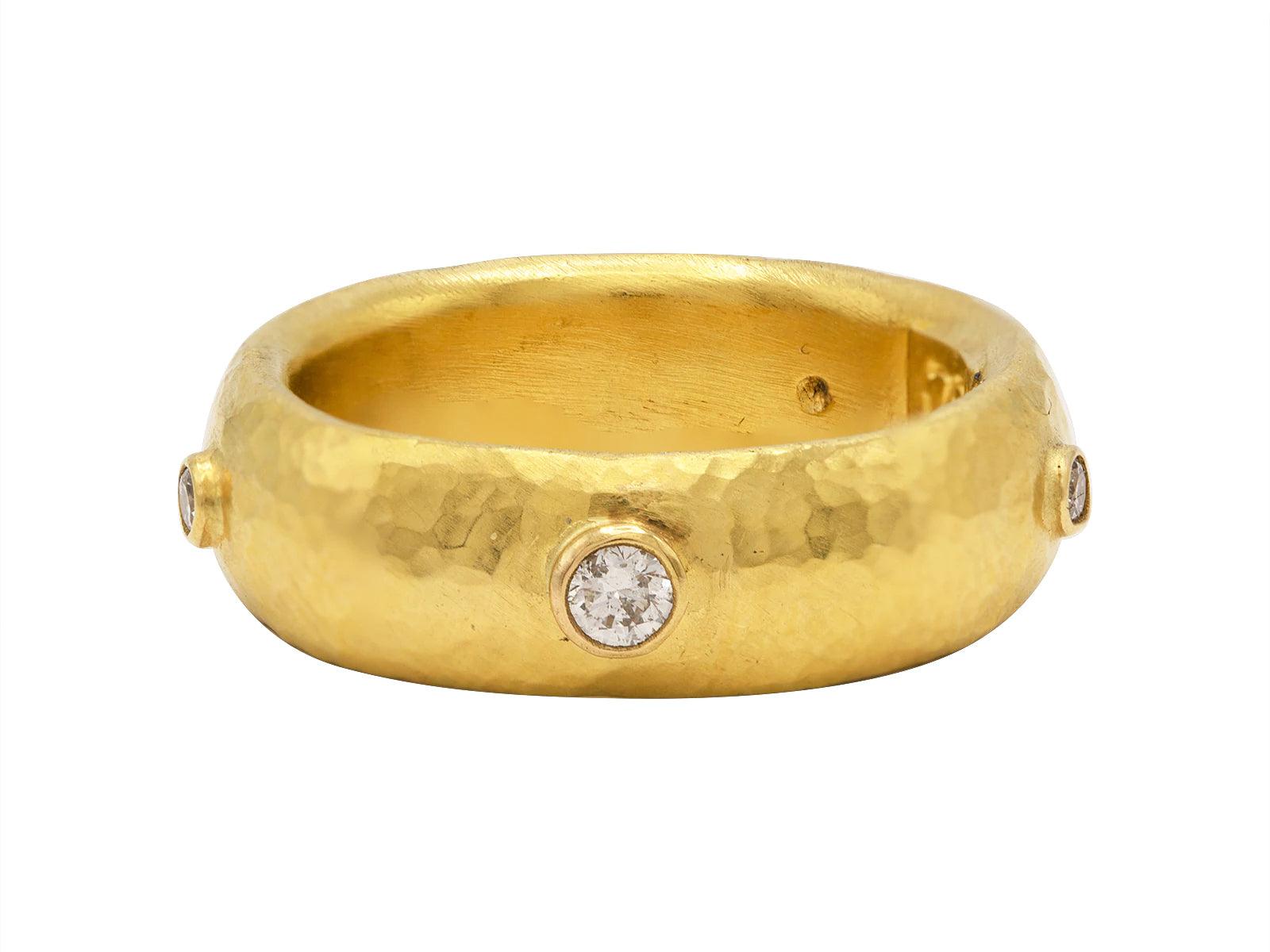 Gold & Diamond Band Ring – Gunderson's Jewelers
