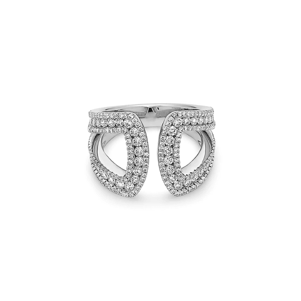 Diamond U Ring – Gunderson's Jewelers